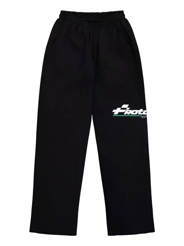 PROTOTYPES Logo-print Trousers - Black