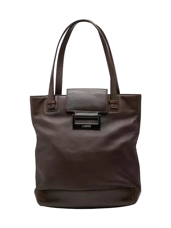 Loewe 2003 Leather Tote Bag - Brown