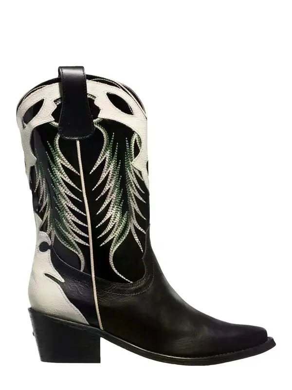 Johanna Ortiz Allure Embroidered Boots - Black
