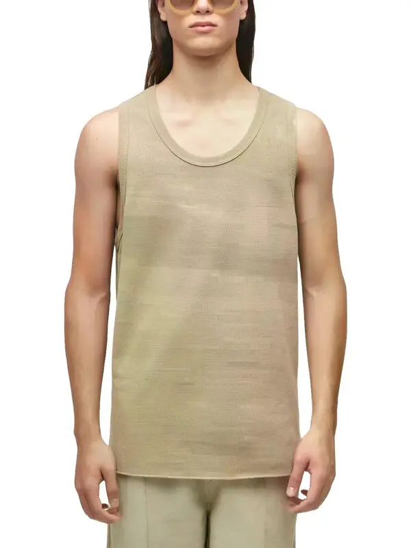 OSKLEN Ribbed Tank Top - Neutrals