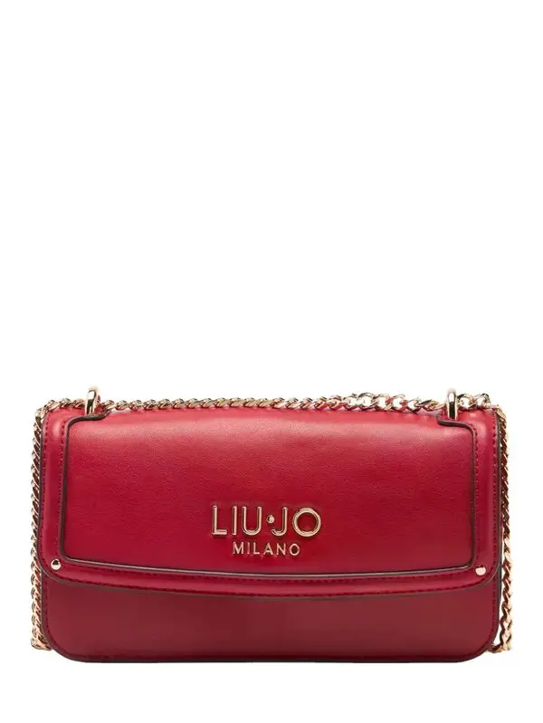 Liu Jo Logo Lettering Chain Satchel - Red