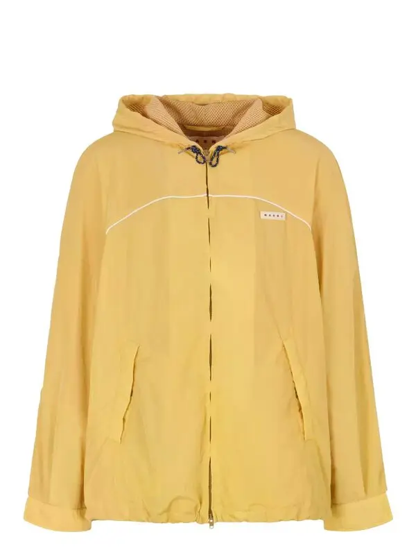 Marni Drawstring-hooded Jacket - Yellow