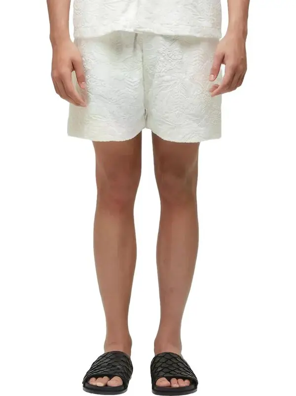 OSKLEN Jacquard Bermuda Shorts - White