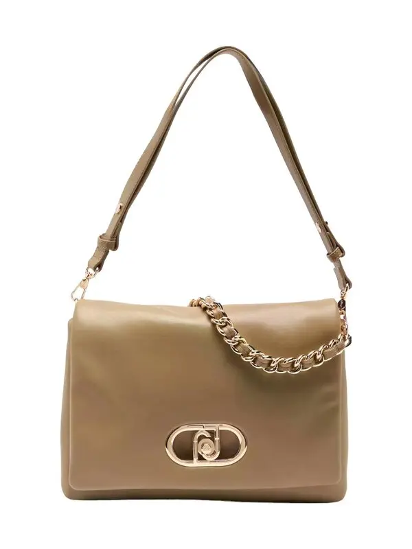 Liu Jo Braided Chain Detail Satchel - Neutrals