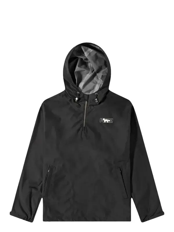 PUMA X Maison Kitsune Smock Hooded Windbreaker - Black