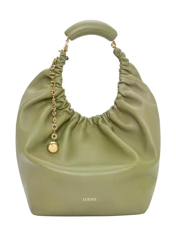 Loewe Medium Squeeze Shoulder Bag - Green