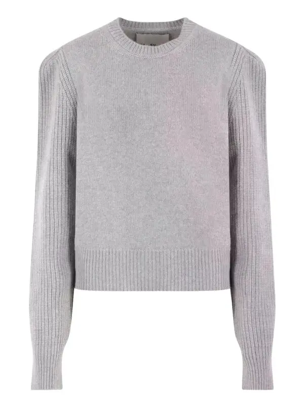 SA SU PHI Ribbed Sweater - Grey