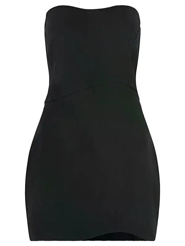 Anna October Fitted Mini Dress - Black