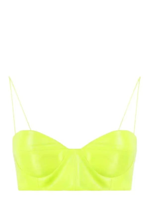 Alex Perry Spaghetti-strap Top - Yellow