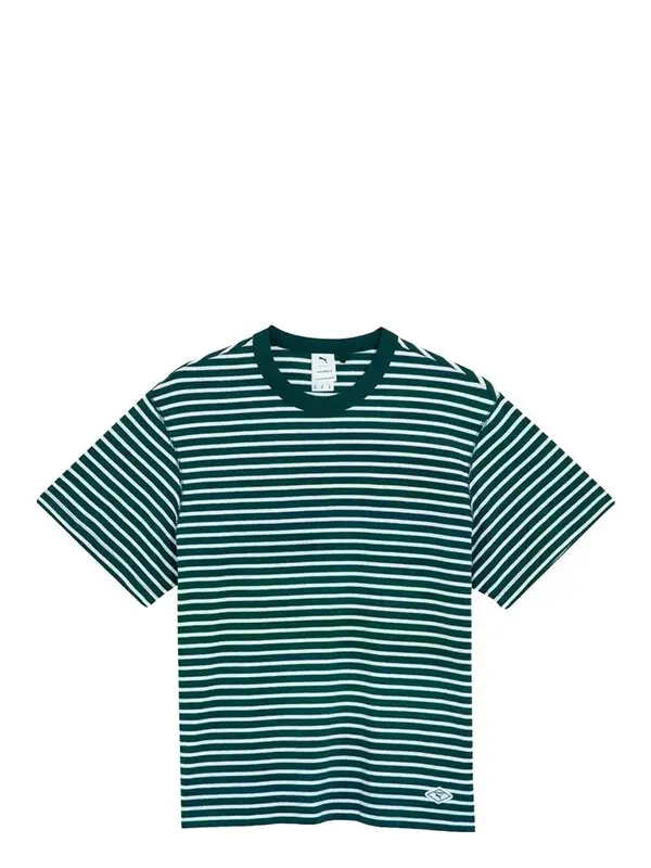 PUMA Striped T-shirt - Green