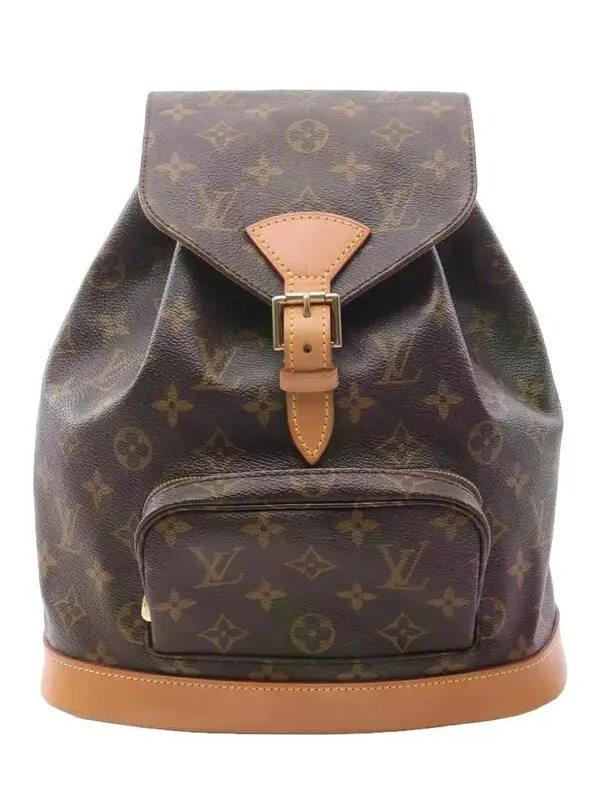 LOUIS VUITTON 1998 Monogram Montsouris Mm Backpack - Brown
