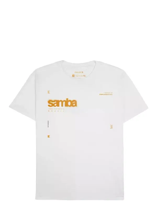 OSKLEN Samba-graphic T-shirt - White