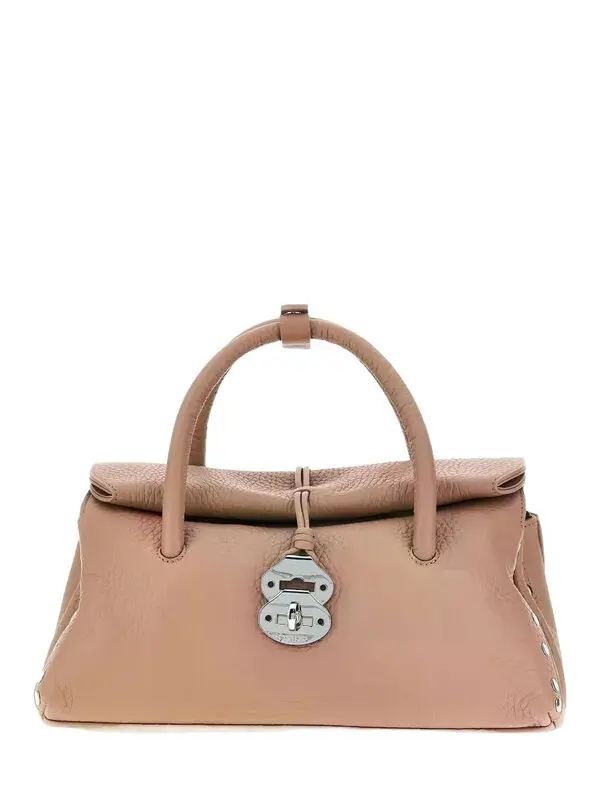 ZANELLATO Dotta Studded Tote Bag - Brown