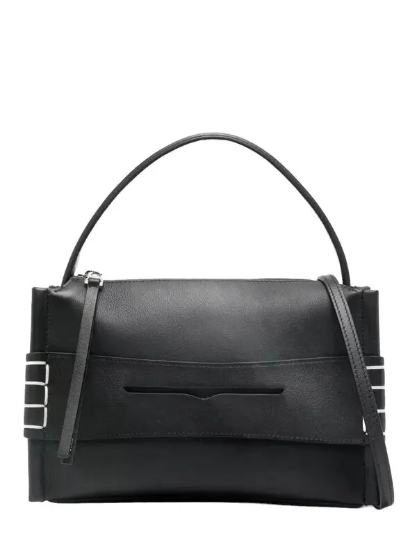 JW Anderson Small Leather Tote Bag - Black