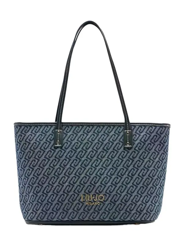 Liu Jo Jacquard Tote Bag - Blue