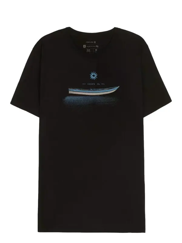 OSKLEN Printed T-shirt - Black