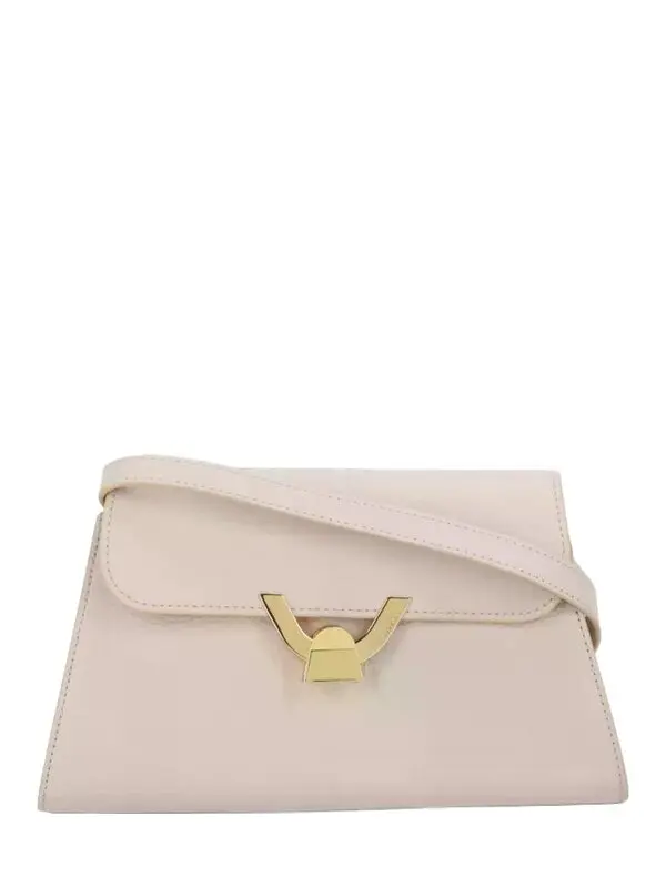 COCCINELLE Small Dew Leather Shoulder Bag - Neutrals