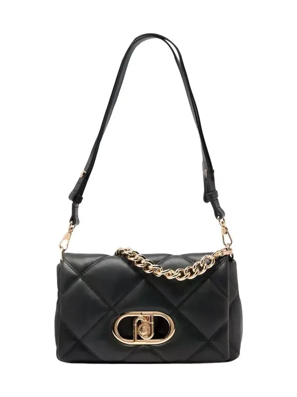 Liu Jo Quilted Shoulder Bag With Chain Handle - Black