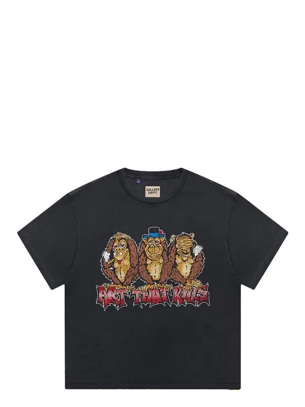 GALLERY DEPT. See No Evil Tee Vintage - Black