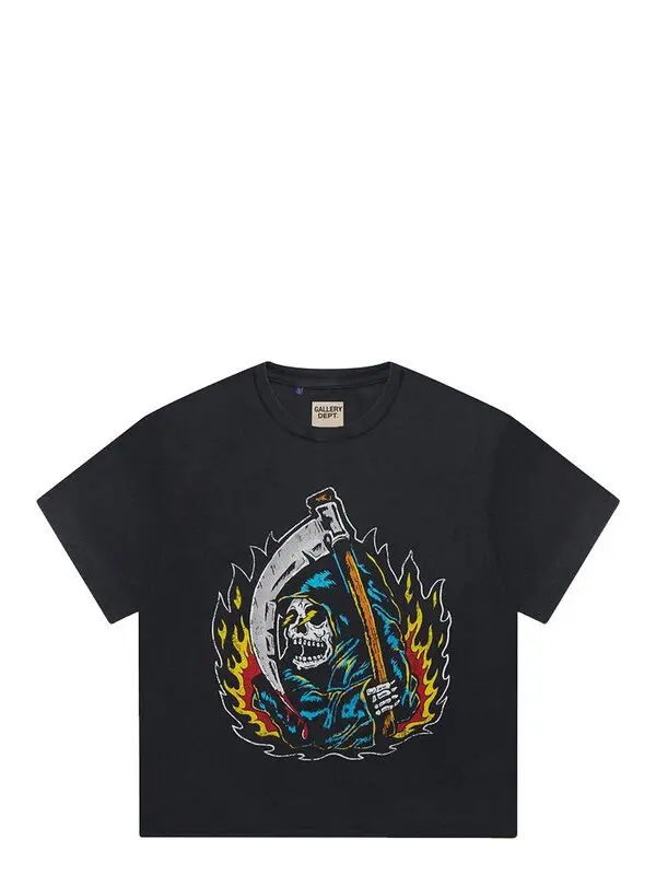 GALLERY DEPT. Big Reaper Atk Tee Vintage - Black