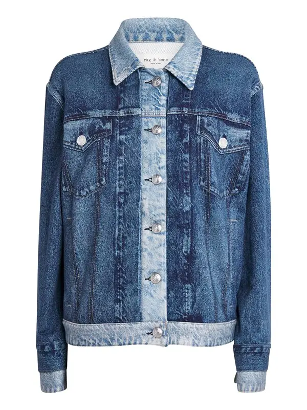 Rag & Bone Miramar Denim Jacket - Blue