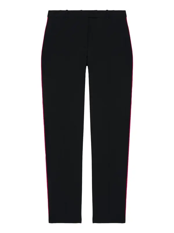 Alexander McQueen Wool Uniform Trousers - Black