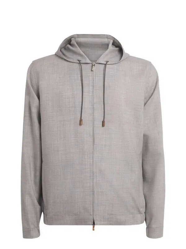 Colombo Cashmere Hoodie - Grey