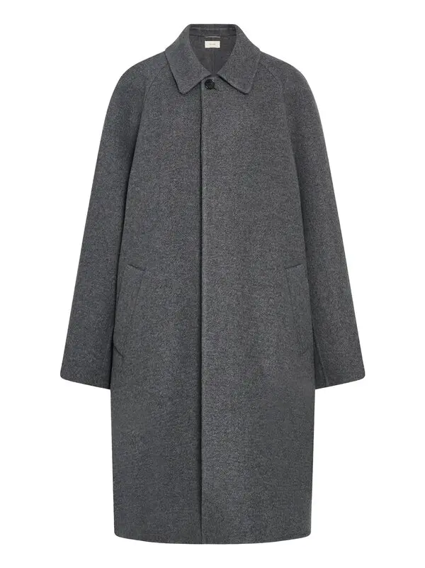 THE ROW Zomo Cashmere Coat - Grey