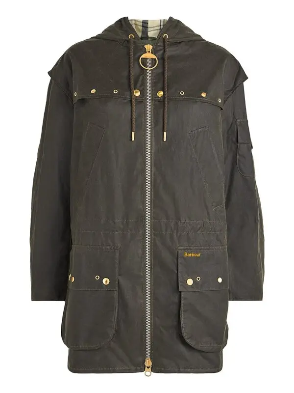 Barbour Waxed Aberford Jacket - Green