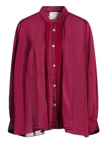 FORTE_FORTE Cotton And Silk Shirt - Garnet