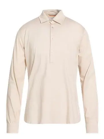 DISTRETTO 12 Polo Shirt Size Cotton, Modal - Beige