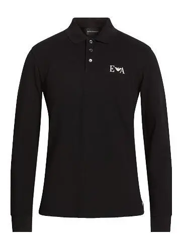 Emporio Armani Polo Shirt Size Cotton - Black