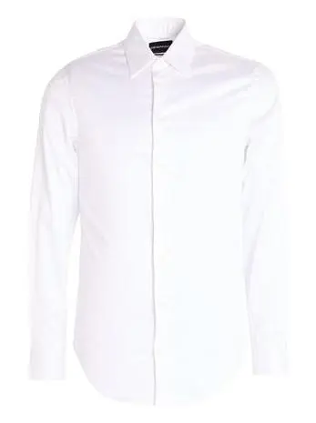 Emporio Armani Shirt Light Size Cotton, Elastolefin - White
