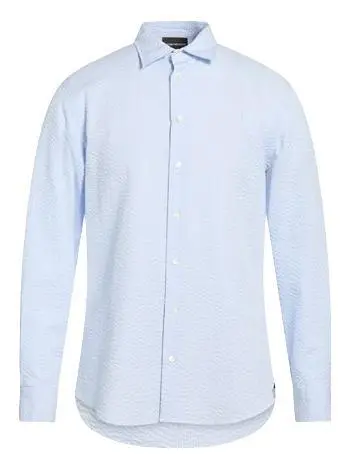 Emporio Armani Shirt Light Size Cotton - Blue