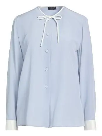 Emporio Armani Icon Light Silk Shirt - Blue
