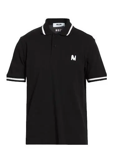 MSGM Polo Shirt Size Cotton - Black