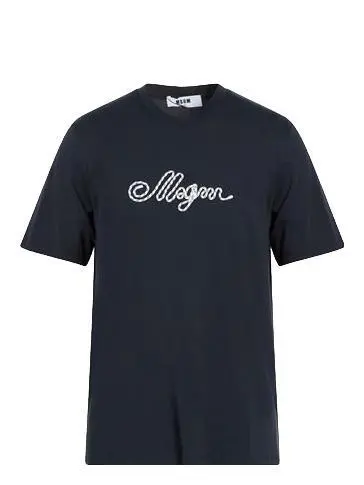 MSGM T-shirt Size Cotton - Navy