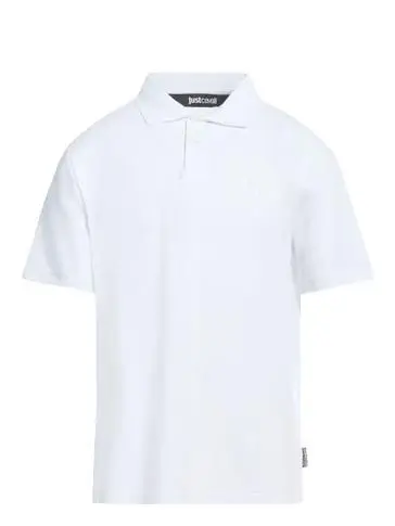 Just Cavalli Polo Shirt Size Cotton - White