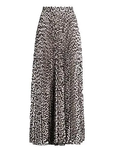 VICOLO Maxi Pleated Skirt - Black