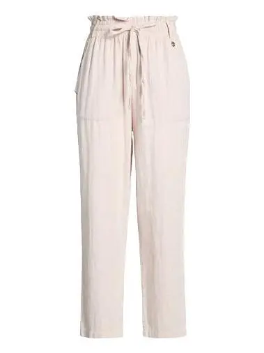 YES ZEE BY ESSENZA Tapered Linen-cotton Pants - Beige