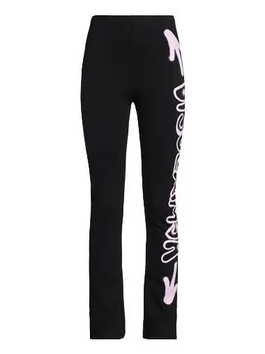 DISCLAIMER Flared Jersey Pants - Black