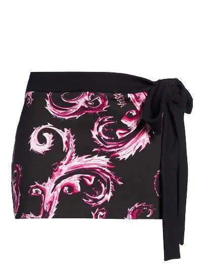 Versace Mini Cotton Skirt - Black