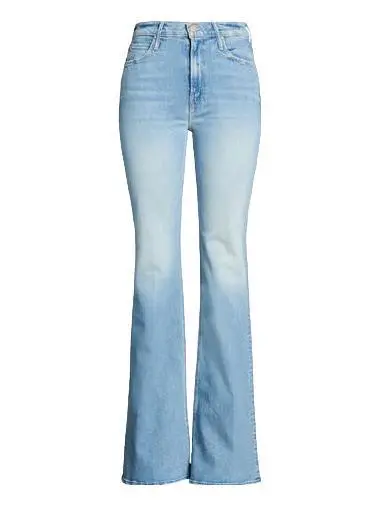 MOTHER Flared Denim Jeans - Blue