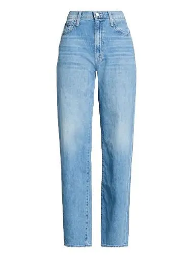 MOTHER Jeans In Cotton And Recycled Cotton - Blue
