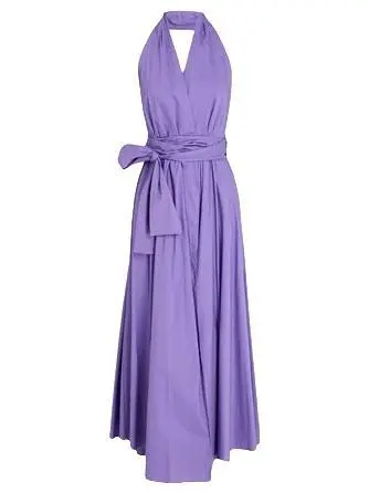 VICOLO Maxi Cotton Dress - Purple