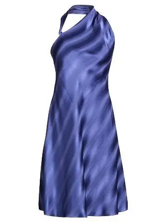 Emporio Armani Midi One-shoulder Dress - Blue