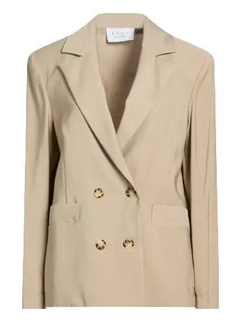 KAOS Double-breasted Twill Blazer - Sand