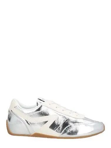 Rag & Bone Low-top Leather Sneakers - Silver