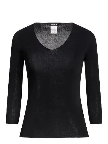 SISTE'S Mid-weight Knit Top - Black