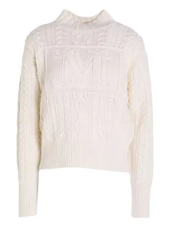 Max Mara Wool And Cashmere Turtleneck - Off White
